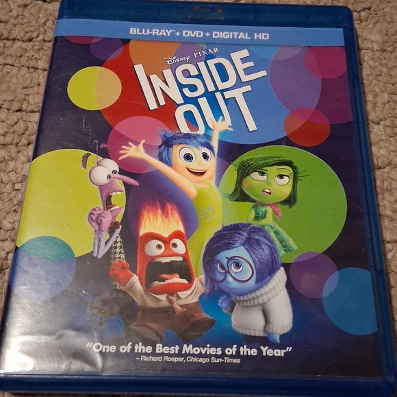 Pixar | Media | Disney Pixar Inside Out On Bluray Dvd | Poshmark
